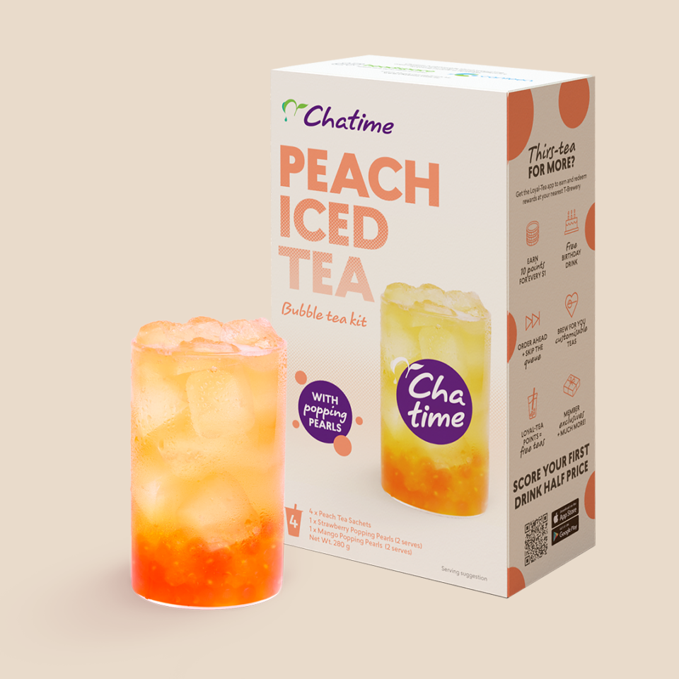 Peach Iced Tea - Chatime